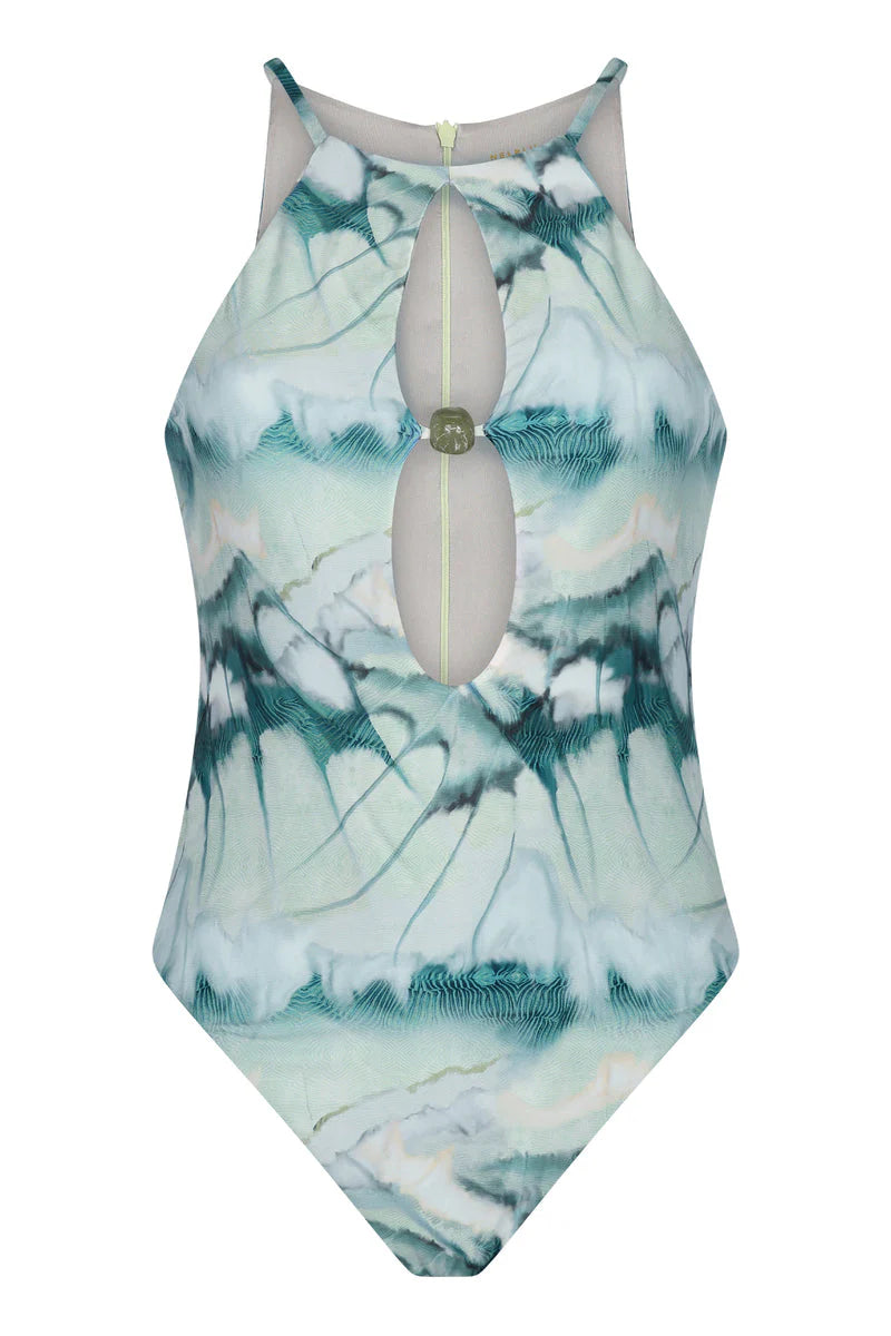 Bosque One Piece Print Sage – Silla Paris